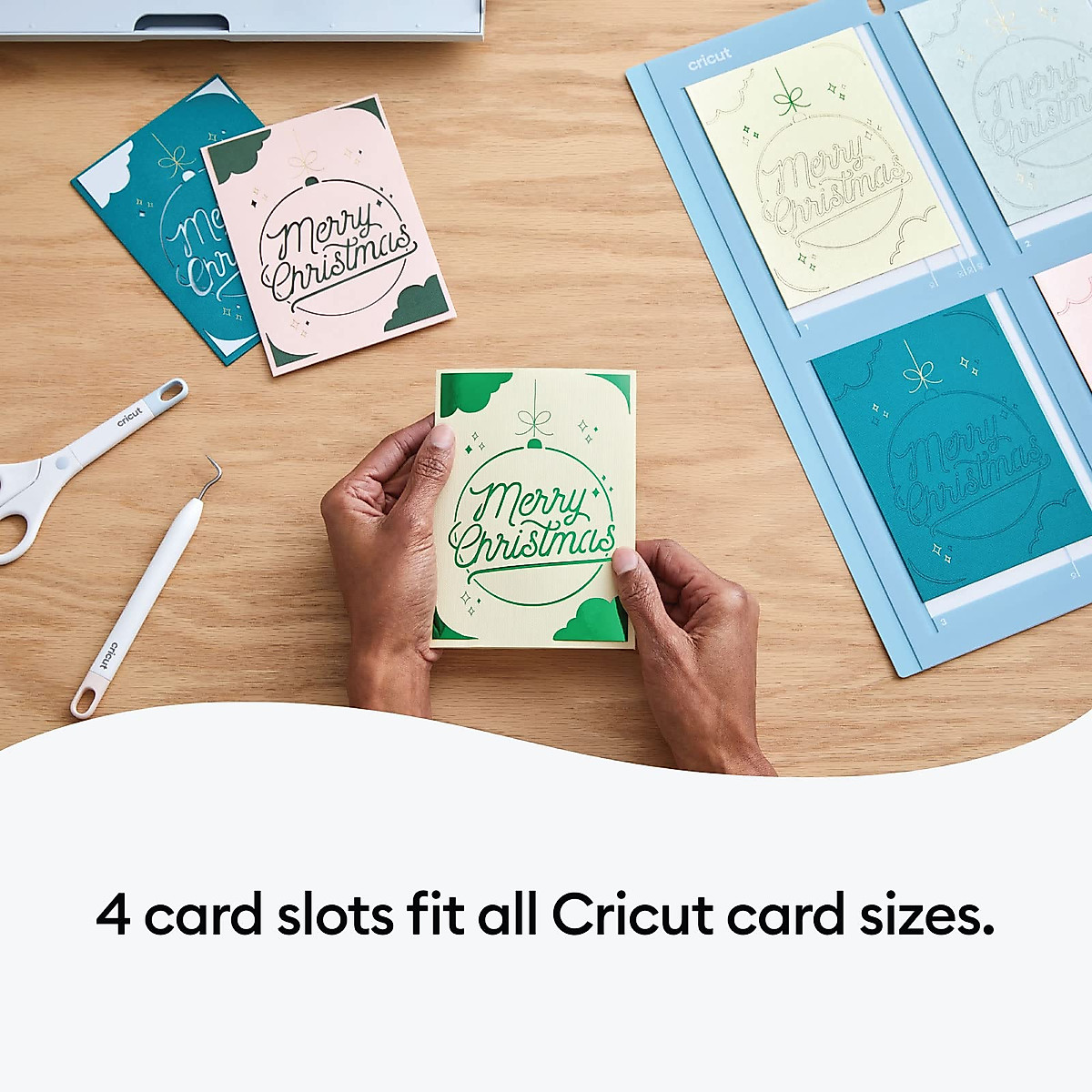Cricut Ultimate Card Making Bundle - Cutaway Cards with 2x2 Card Cutting Mat and 30 Pen Set, Craft Cutting Machine Card Making Set, DIY Cards with Envelopes Maker and Explore Machines