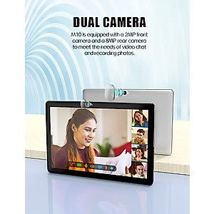 Tablet 10.1 Inch Android 11 Tablets,Quad-Core Processor 3GB RAM 64GB ROM,1280 * 800 IPS Touch Screen,Dual Speaker,2.0 Front + 8.0 MP Rear Camera,Long Battery Life and GMS Certified Tablet