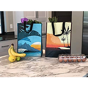 Foremost Reusable Bag Standard Size Artist Series 4 Pack, Multicolor, (74014)