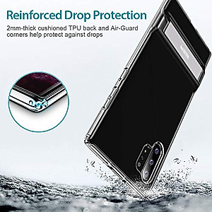 ESR Metal Kickstand Compatible with Galaxy Note 10 Plus Case, Vertical and Horizontal Stand, Reinforced Drop Protection,Flexible TPU Case for Samsung Galaxy Note 10+ / 10 Plus / 5G 6.8" (2019),Clear