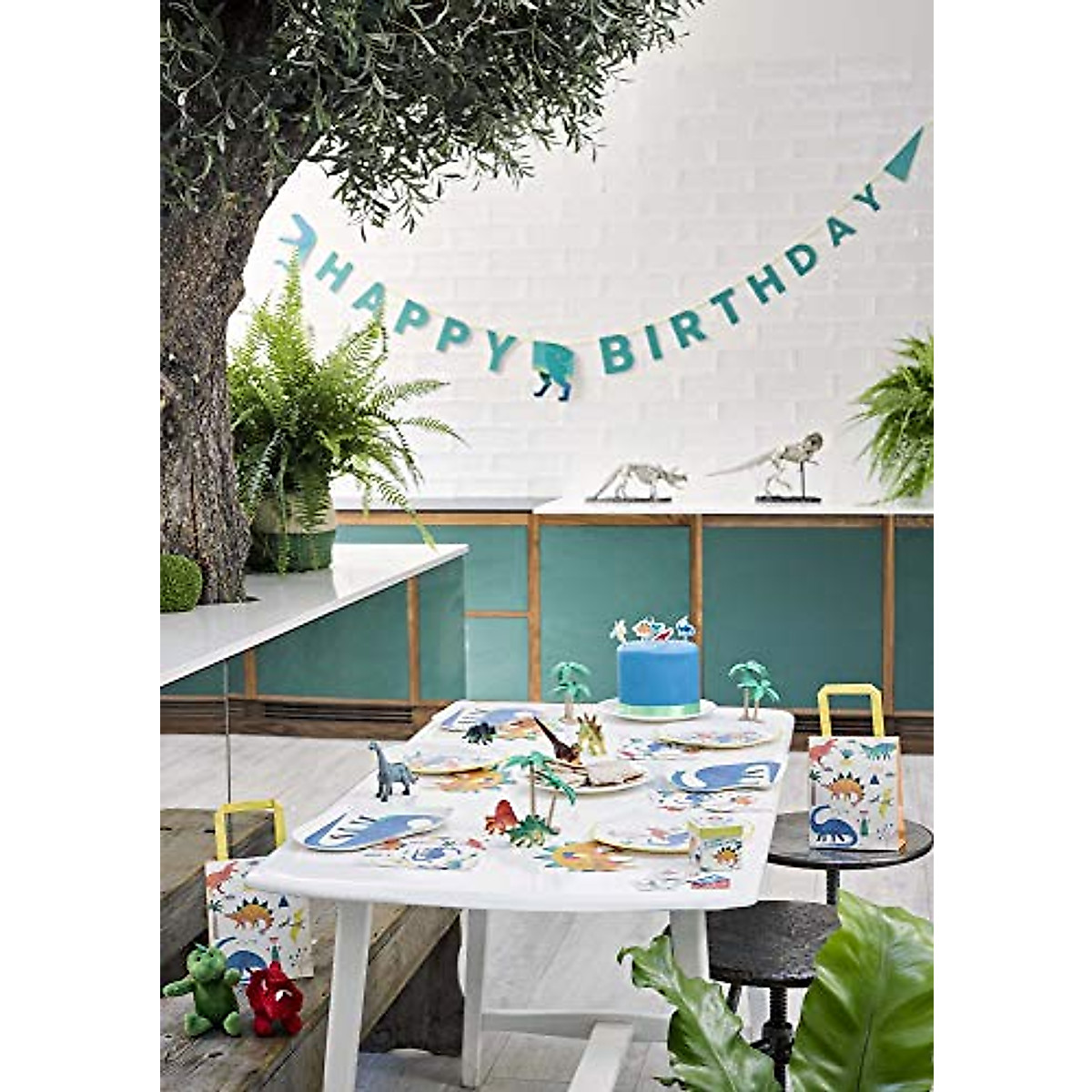 Party Dinosaurs Happy Birthday Garland 3.5M