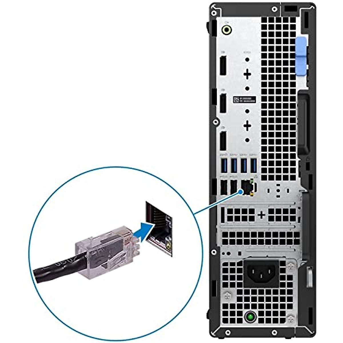 Dell OptiPlex 7000 Desktop Computer - Intel Core i5 12th Gen i5-12500 Hexa-core (6 Core) 3 GHz - 8 GB RAM DDR4 SDRAM - 256 GB M.2 PCI Express NVMe 3.0 x4 SSD - Small Form Factor - Black