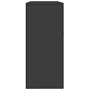 SEASD Sideboards and Buffets Cabinet with Storage Decor Gray 34.6"x11.8"x27.6" Chipboard