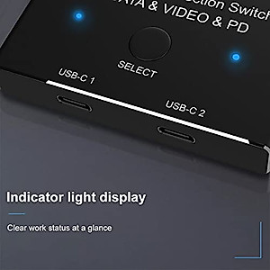 ChenYang CY PD 8K@30hz 100W 10Gbps USB-C Type-C Bi-Direction Switch MST 1 to 2 Hub Support Video Data