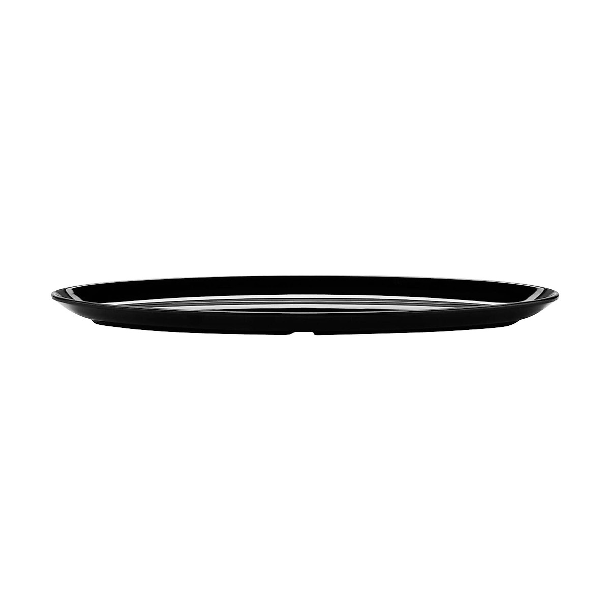 G.E.T. ML-253-BK 1.3 Qt, 21" x 6.5" Oval Platter, Black