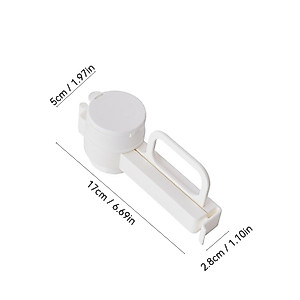 4Pcs Bag Clip with Pour spouts Food Clips to Seal Pour Food Storage Bag Clip with Spout for Cereal Snacks and More (4 in 1)