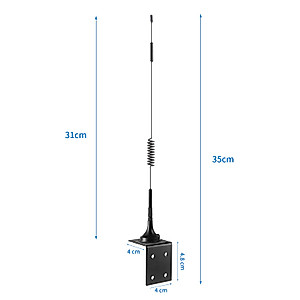 High Gain Long Range 4G LTE Outdoor Cellular 9dBi Magnetic Base Antenna Compatible with Spypoint Link Micro EVO Solar Hunting Wildlife Game Trail Cameras Mobile Security Camera（Pack of 2）, Eifagur