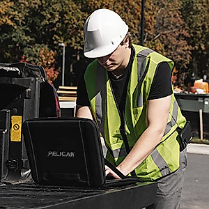 Pelican Adventurer - Laptop Bag/Sleeve 16 Inch - [Elastic Carrying Handle] [Secure Zip Lock] Water Resistant & Heavy Duty Case for MacBook Pro 13 / Air M2, HP, Dell, Lenovo, Sony, Asus -Black