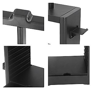 Pomya Game Storage Tower, Multi Purpose Desktop Storage Rack All in One Design, ABS Gamepad Disc Storage Bracket for, for, for Xbox Series