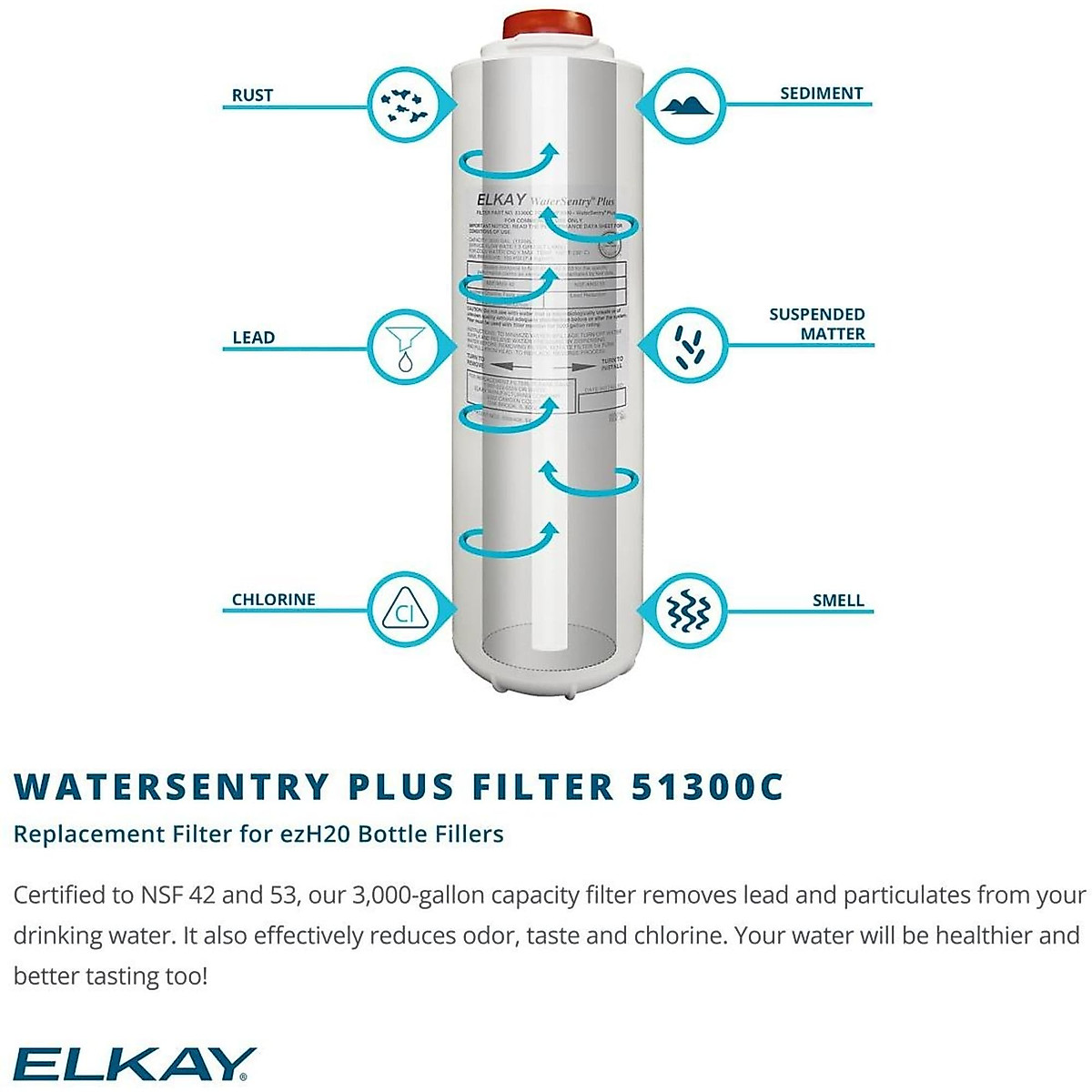 Elkay LVRCTL8WSK EZH2O Vandal-Resistant Bottle Filling Station &, Bi-Level Cooler Filtered 8 GPH Stainless