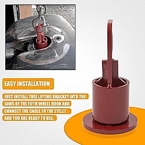 Wztepeng Wheel Hitch 6100 Trailer Hitch 5th Wheel Lifting Bracket Replace #6100