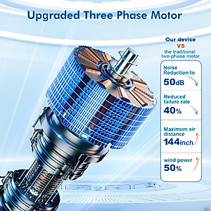 RCCVEI Portable Air Conditioners,3-Speed Small AC Unit, Evaporative Air Cooler with Timer function,7-Color Nightlight,Double Tank, 2 Mist modes,Personal Air Conditioner for Bedroom,Office,Room-Gray