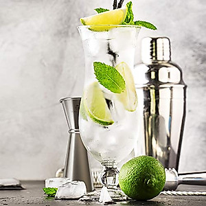 Double Cocktail Jigger with Measurements Inside(OZ&ML) Stainless Steel Bar Measuring Jigger 2 oz 1 oz Bar Tool Shot Japanese Jigger for Bartending by Homestia