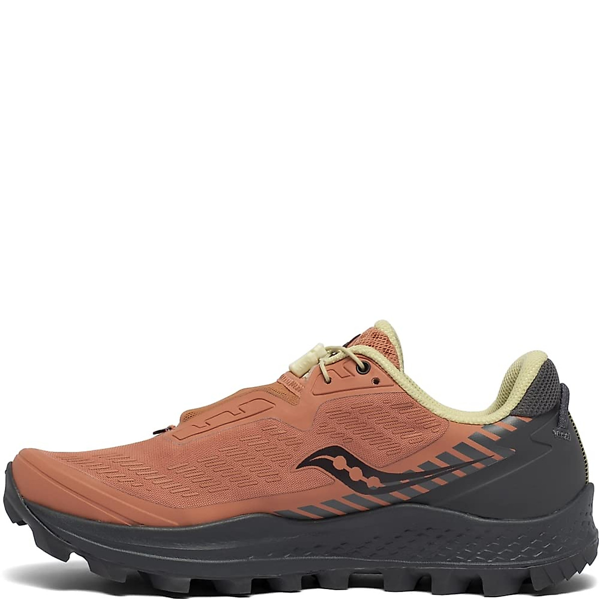 Saucony Women's Peregrine 11 St Trail Running Shoe, Rust/Charcoal, 6.5