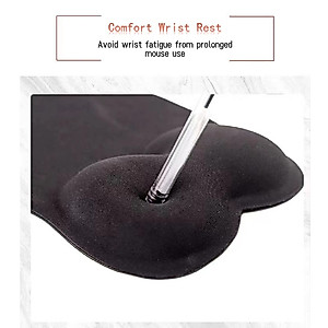 DaTouStriving Anime 3D Mouse pad Mice Pad with Silicone Gel Wrist Rest Support Mouse Pads Cartoon Silicone Gel Wrist Rest Funny for PC Laptop Wrist Milk Silk Fabric