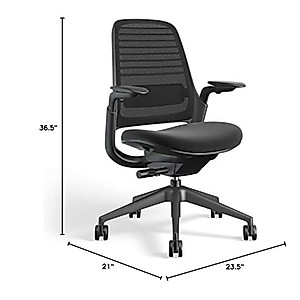 Steelcase Series 1 Work Office Chair - Licorice