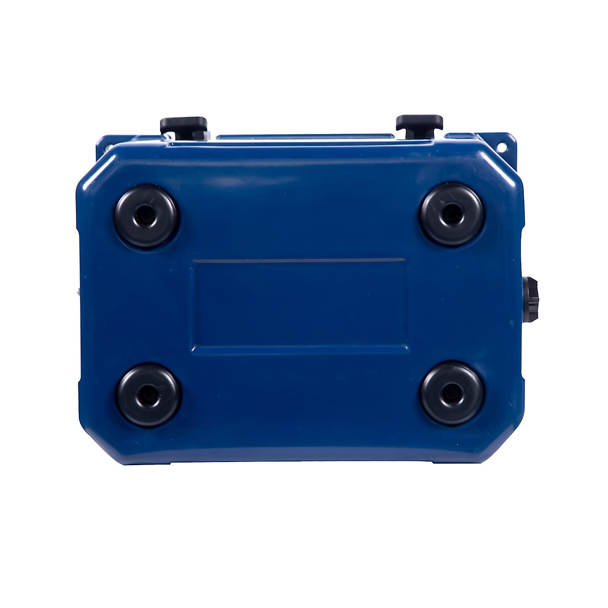 CAMP-ZERO 21 Quart Rotomolded Hard Cooler - Insulated Ice Chest with 4 Cup Holders - Bear-Proof Travel Ice Box for Beverage, Drink, BBQ, Fishing, Camping, Outdoor, Navy Blue