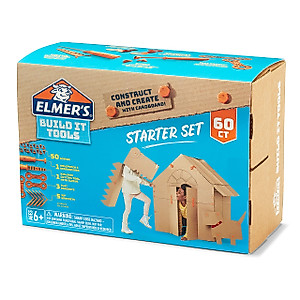 Elmer's Build It Tools Kids Crafts, Assorted 60 Count