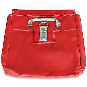 Extra Durable Strong Vinyl Sand Bag | Red PVC | 21" x 21" | Used to Support and Anchor Inflatables, Bounce Houses, Water Slides, Tents, and More | Holds Up to 50 Pounds | 10 Pack