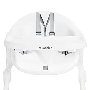 Munchkin® Float™ Easy Clean Foldable Baby High Chair - Compact Modern Design Great for Small Spaces