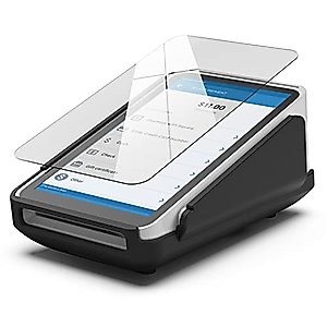 Protective Case and Screen Protector for Square Terminal Card Reader - Rubberized Hard Casing with Non-Slip Base and Tempered Glass (by Encased Products)