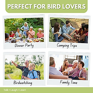 ? WORD TEASERS About Birds Conversation Starters - Conversation Cards for Bird Lovers - Gifts for Bird Watchers - Bird Game Trivia Cards - Fun Family Games - 150 Questions