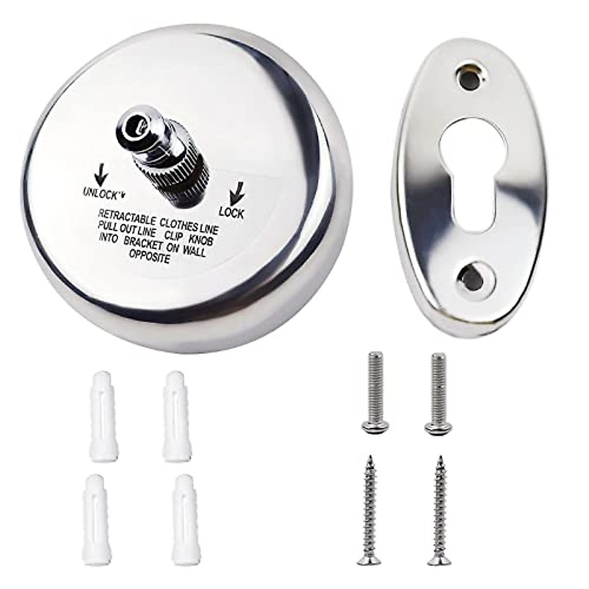 Retractable Clothesline Adjustable Laundry String Line SUS304 Stainless Steel Clothes Dryer Hotel Style Heavy Duty Clothes Line Dryer