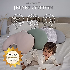 Pharmedoc Nursing Pillow for Breastfeeding – Breast Feeding Pillows for Mom - Bottle Feeding - Support for Mom and Baby - Pregnancy Maternity Pillows, Baby Shower Must Haves - Mocha