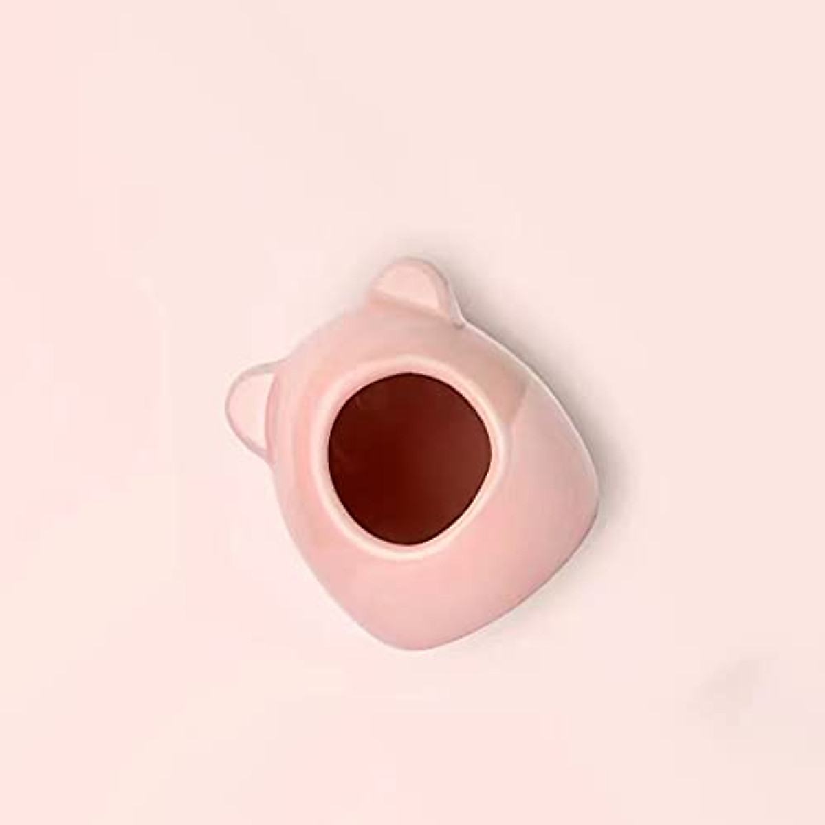 Small Pet Hideout Pink Ceramic House Cute Cave Critter Hut Nest for Mini Animals Gerbils Chinchillas Hamster Mice Rat - S/L