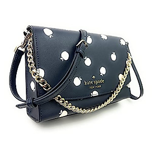 Kate Spade Carson Saffiano Leather Convertible Crossbody Bag (Blazer Blue