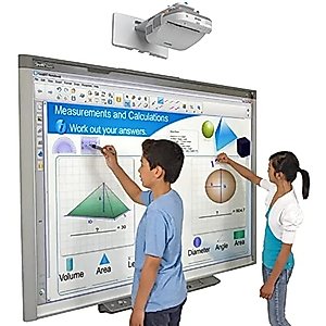 Electronic Interactive Dry Erase Board for Classroom Presentation/Collaboration (7 feet Long by 4 feet Wide) (with Short Throw Projector)