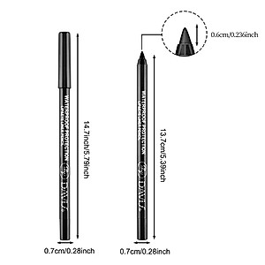 15 Colorful Eyeliner Pen Set, Eye Shadow Pencil, Pearl Eyeliner Kit Metallic Eyeliner Pencil Glitter Eyeliner for Women Eye&Lip Liner Professional Eye Makeup Set Colorful Eyeliner Eye Color