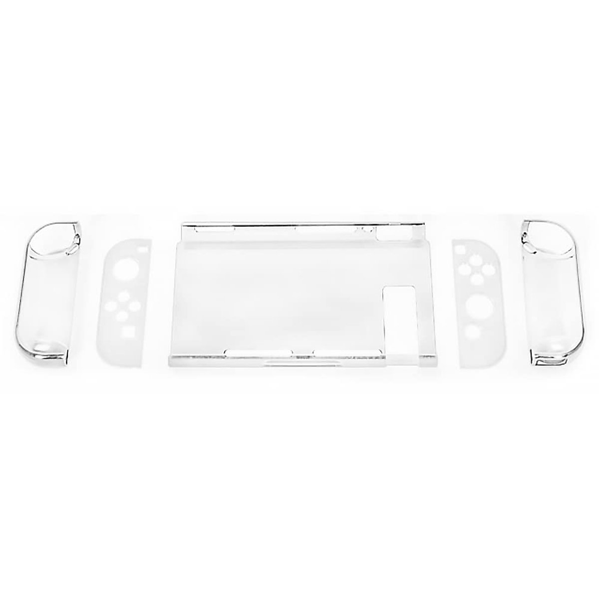 AddValue Crystal Case Compatible with Nintendo Switch HAD Dockable Crystal Case (Polycarbonate, Clear, Transparent, Scratch protection, Dust protection)