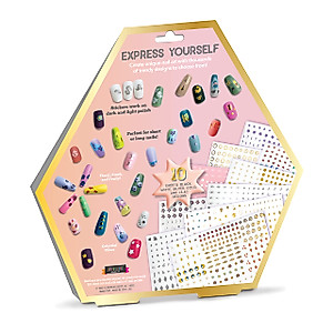 Craft Crush — Nail Stickers — Over 2,900 Stickers — Nail Art — Easy to Place & Remove — for Ages 13+