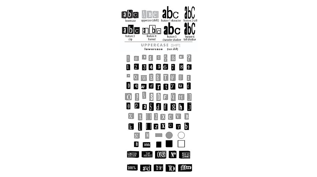 Cricut Printing Press Font Cartridge for Creative Projects