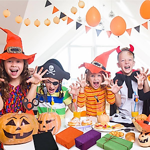 100 Sheets 20 * 14 Inches Halloween Tissue Paper for Gift Wrapping, Green Black Orange Purple Tissue Paper for Gift Bags for Birthday Fall Halloween Thanksgiving Day DIY Craft