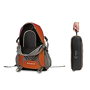 KingCamp 2 Pack Lightweight High Back Camping Chair Compact Folding Backpacking Chair with Headrest & Side Pocket & Carry Bag, Heavy Duty 330lbs, Only 3.2 lbs for Traveling, Picnic, Fishing