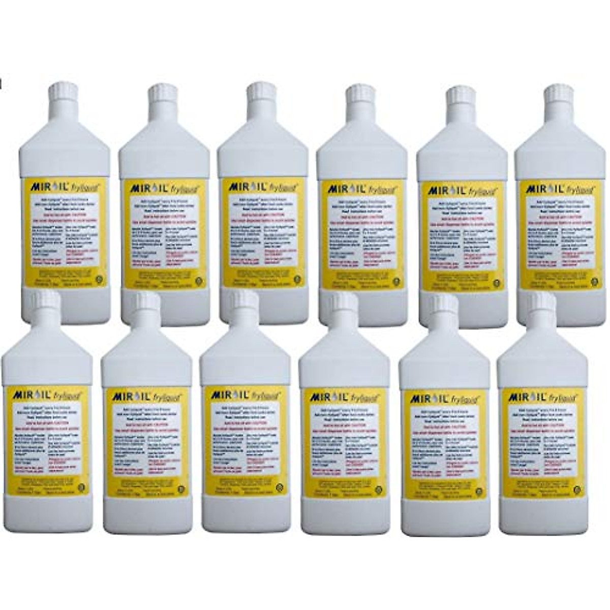 Miroil FryLiquid, 12 x 1 Litre Bottles, Fry Oil Filter Aid, Reduce Oil Costs, BULK Saver Pack, Antioxidant for Fry Oil, Prevent Oil Breakdown, LF1201, 12 x 1 litre (12)