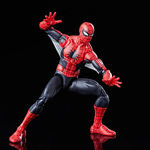 Spider-Man Marvel Legends Series 60th Anniversary Amazing Fantasy 6-inch Classic Comics Action Figures for 4+ Years, 9 Accessories