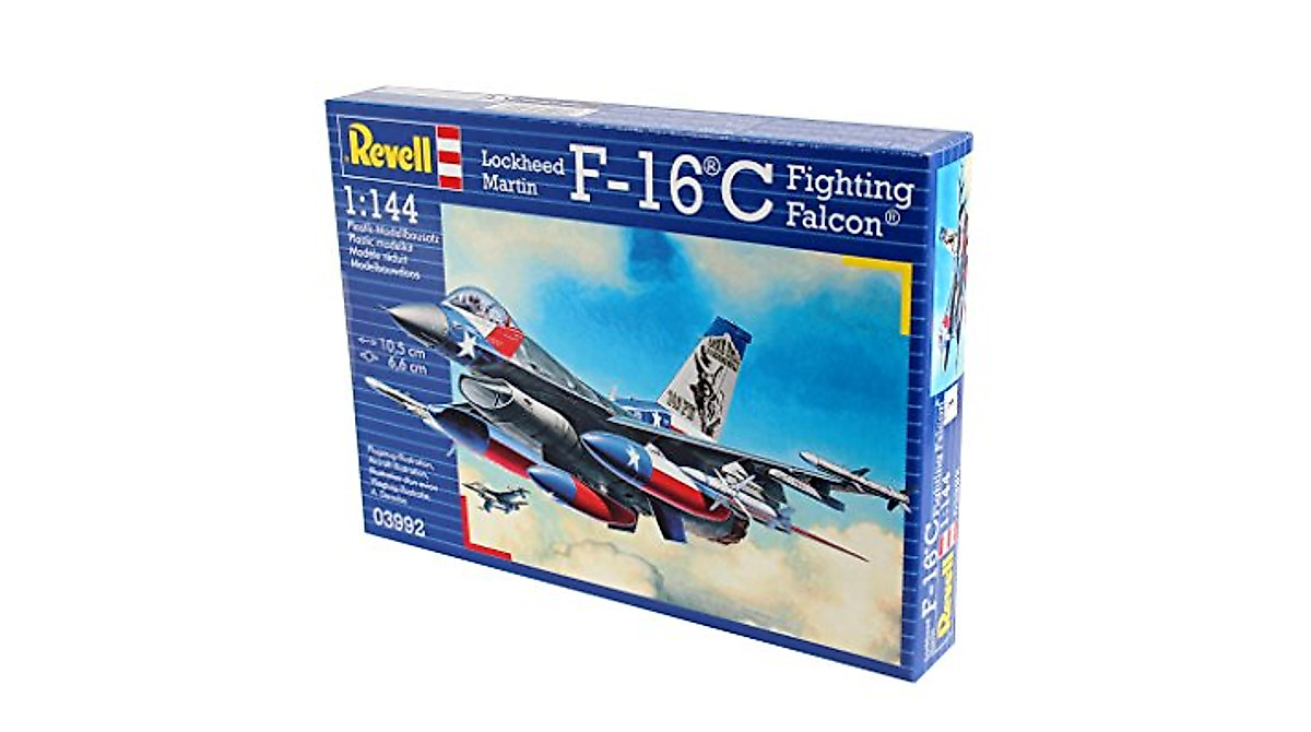 Revell F-16C Fighting Falcon Model Kit - Detailed 1/144 Scale