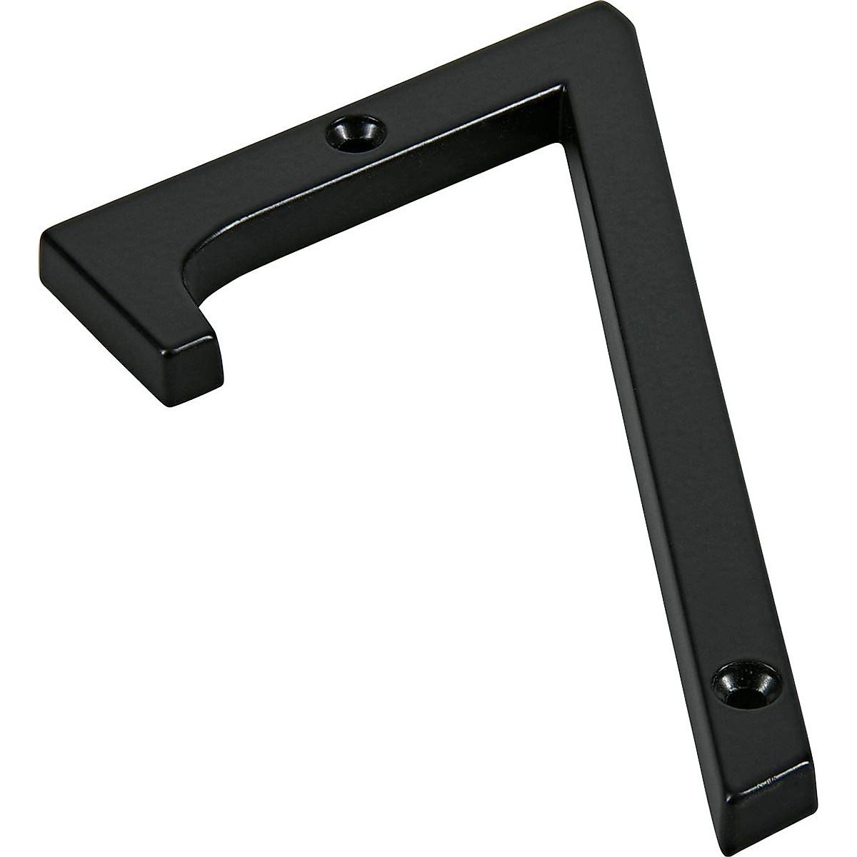 Distinctions 843147 Black Flush-Mount 4-Inch House Number 7