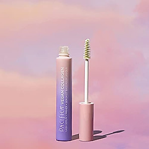 Pacifica Beauty, Vegan Collagen Lash Serum & Clear Mascara Primer, Conditioning Vitamin E & B, Clean Makeup, For Feathery Full Lashes, Silicone Free, Vegan and Cruelty Free