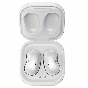 UrbanX Street Buds Live True Wireless Earbud Headphones for Samsung Galaxy - Wireless Earbuds w/Active Noise Cancelling (US Version with Warranty - Frost White)
