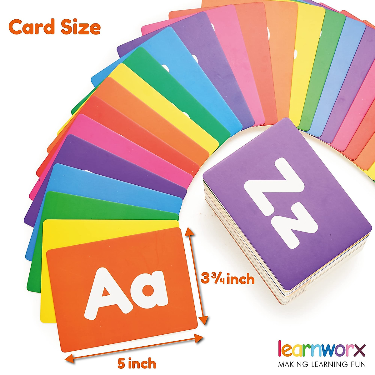 Spanish Flash Cards for Kids and Toddlers - 101 Cards - 202 Sides - Learn Shapes, Numbers, Colors, Body Parts, Counting, Letters & More - Great Value, Fun Learning and Educational Flashcards