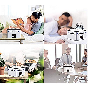 Boltwin Portable HEPA Filter Air Purifier 3 in 1 with 8000mAh Battery for Smokers, Second Hand Smoke, Pets, PM 2.5 Purification