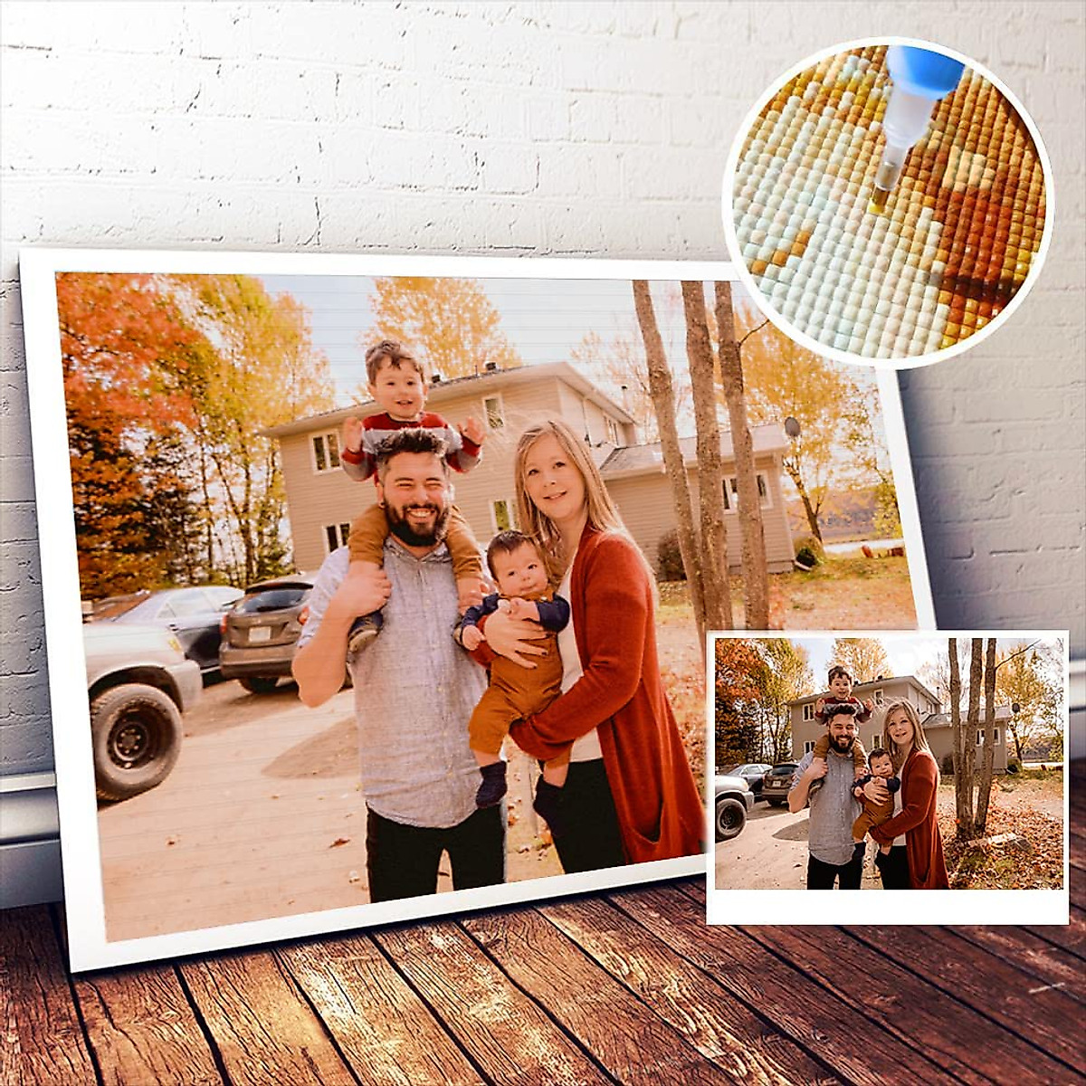 5D Custom Diamond Art Painting, DIY Personalized Diamond Art Photo Custom Your Own Picture, Painting by Diamond Pictures Kits, Paint by Numbers for Adults