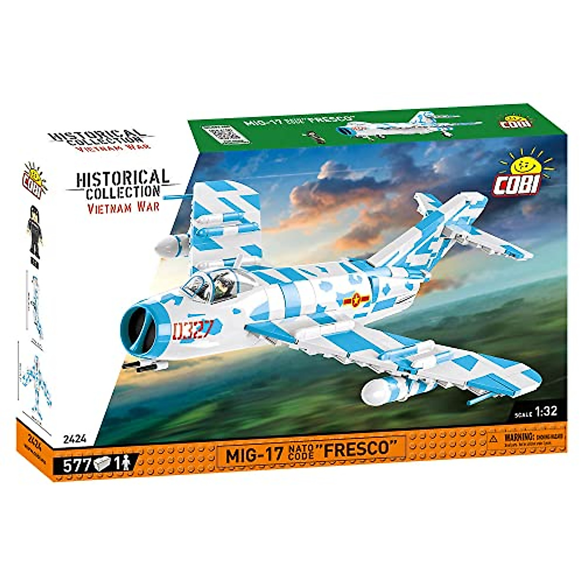 COBI Historical Collection Vietnam War MIG-17 NATO Code Fresco (2424)