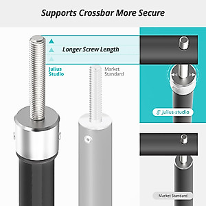 Julius Studio 10 x 10 feet (Upgraded) Large Heavy Duty Backdrop Stands Background Support System Kit, New Metal Head Design, Size-up Joints & Legs, Higher Stability, Clamps, Photo Studio, JSAG242