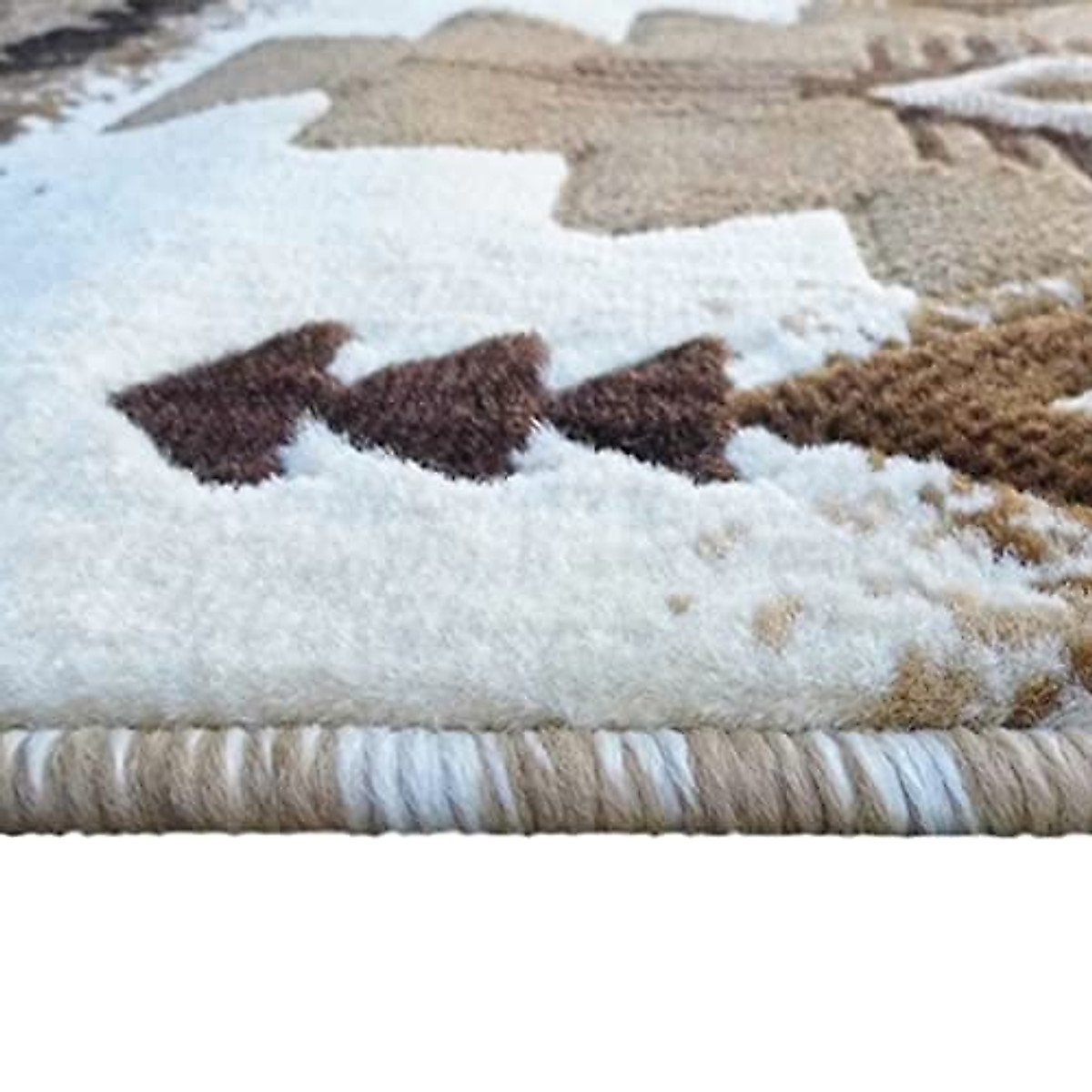 Concord Global Trading South West Native American Area Rug Design C318 Ivory (24 Inch X 40 Inch)
