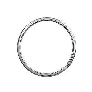 950 Platinum 2 mm Plain Wedding Band (Ring Size 5)